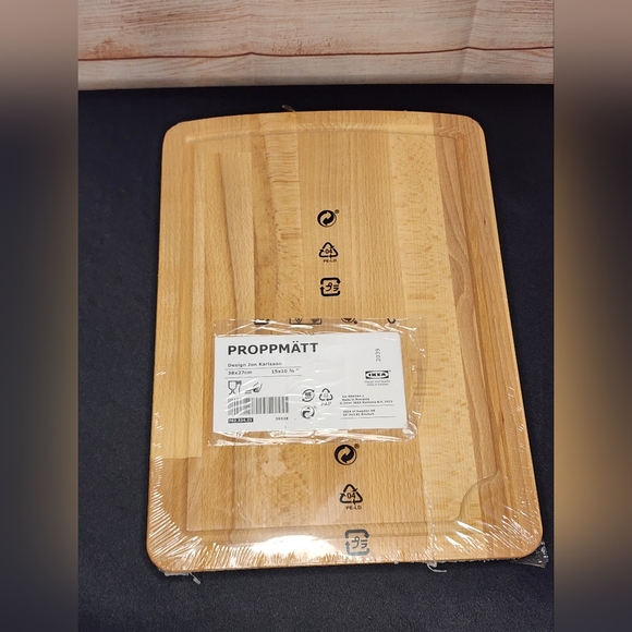 IKEA | Kitchen | Ikea Proppmtt Natural Wood Cutting Board | Poshmark